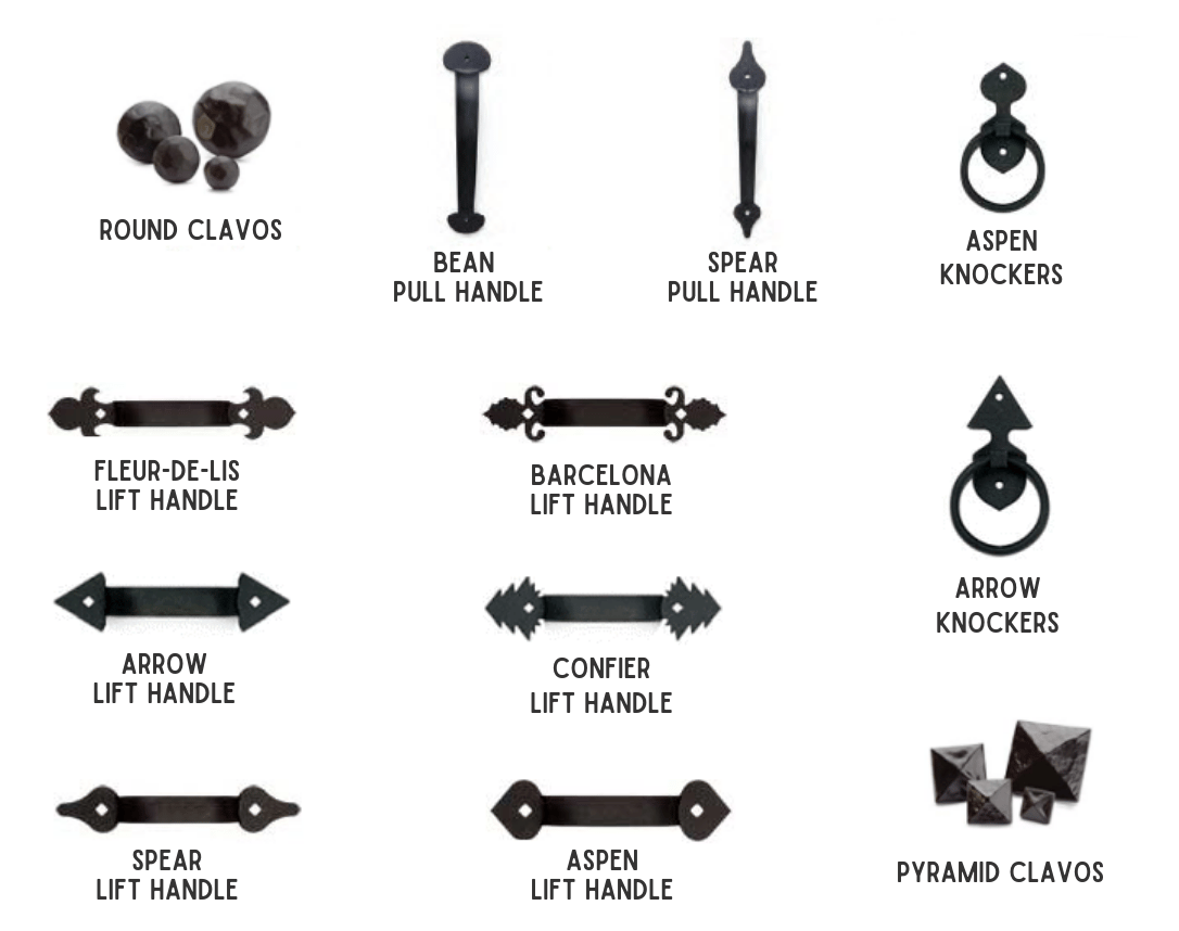 Beautiful Decorative Hardware for Garage Doors | NJ
