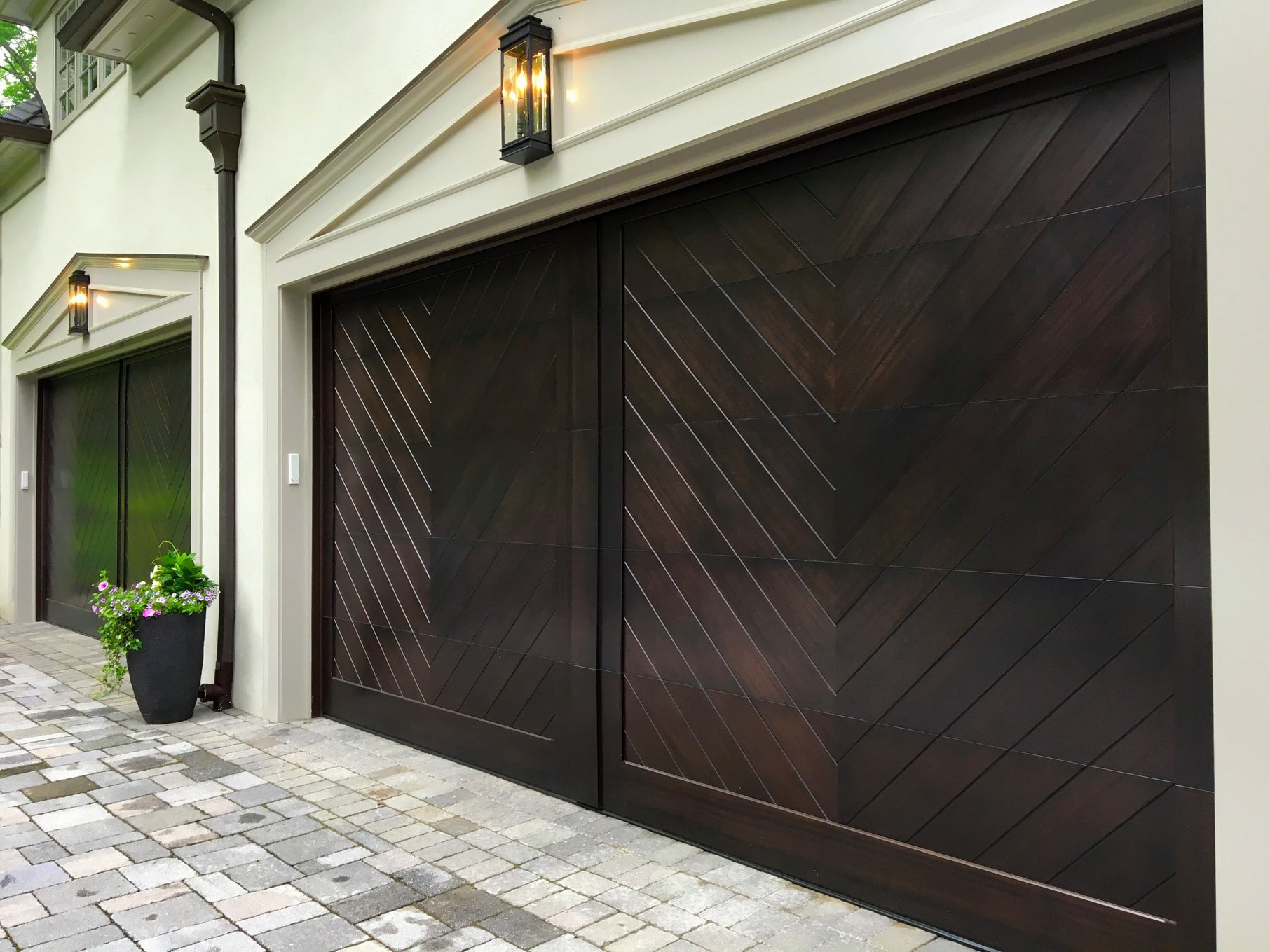 Stain-Grade vs Paint Grade Carriage House Garage Doors