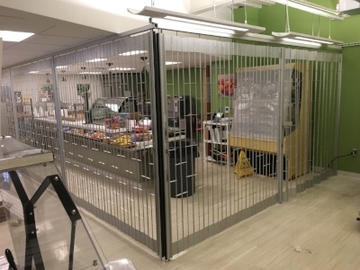 Side-Folding Security Grilles: Full Enclosure & Open Air (NJ)